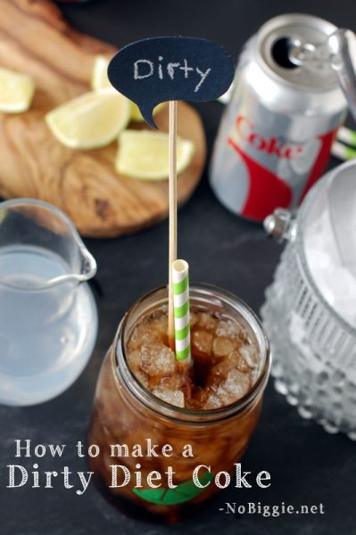 How to Make a Dirty Diet Coke | NoBiggie