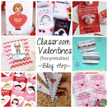 Paper Airplane Valentine +blog hop | NoBiggie