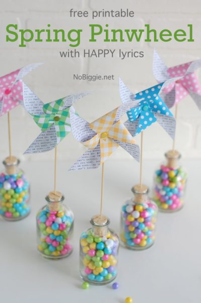 Happy Pinwheels for Spring | NoBiggie