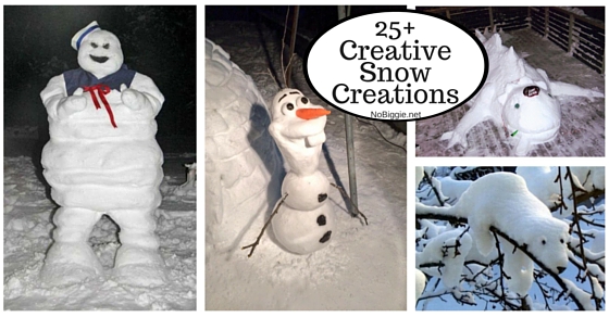 25+ Creative Snow Creations