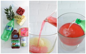 Sparkling Raspberry Sherbet Party Punch | NoBiggie
