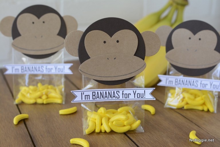 DIY Monkey Party Favors | NoBiggie