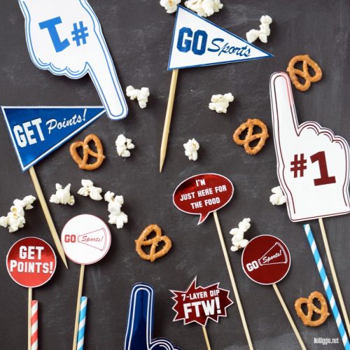 Game Day Party Printables | NoBiggie