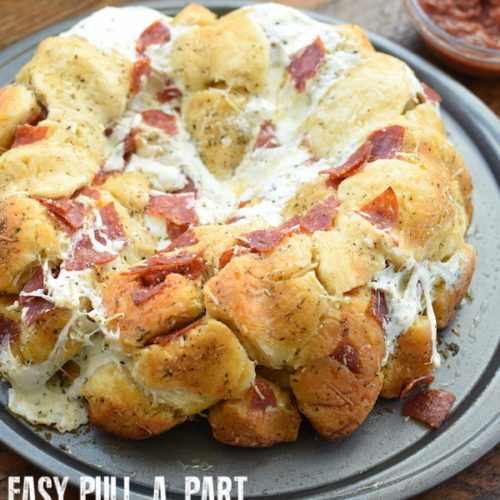 Easy Pull A Part Pizza Bread | NoBiggie.net
